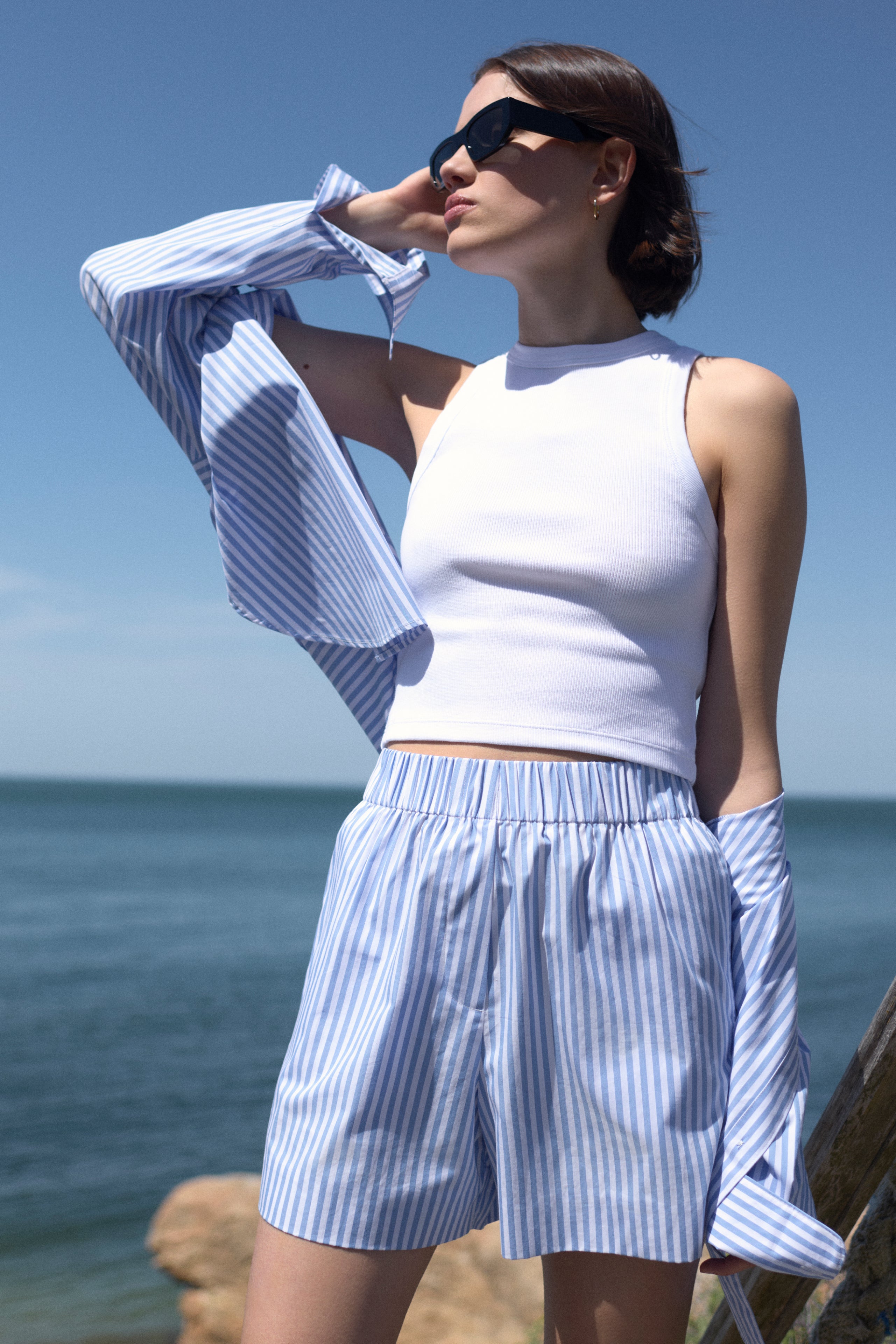 The Everything Short in French Blue Stripe – Sold Out NYC