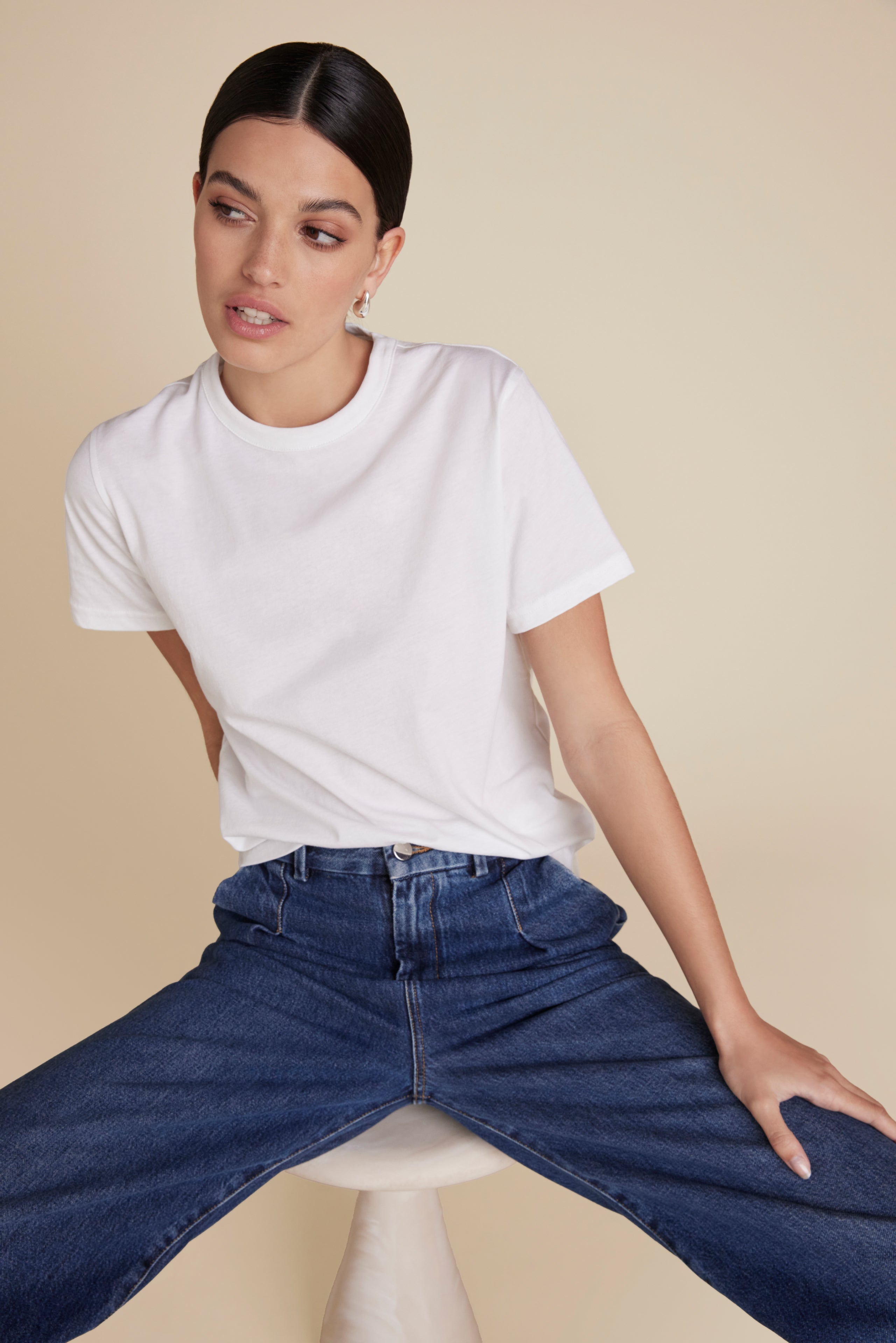 The Iconically Soft Perfect Tee in White – Sold Out NYC